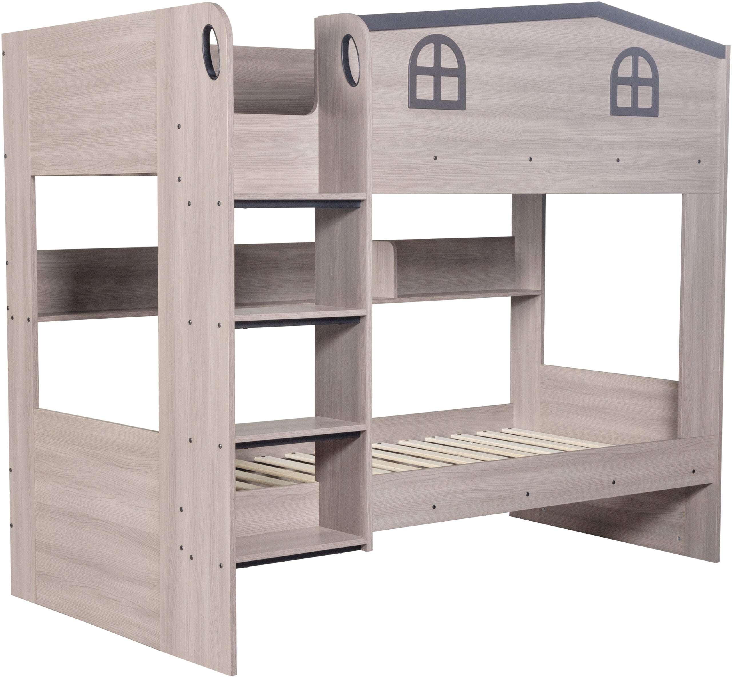 HEC 3ft Single Ash Grey Bunk Bed – Furniture Warehouse
